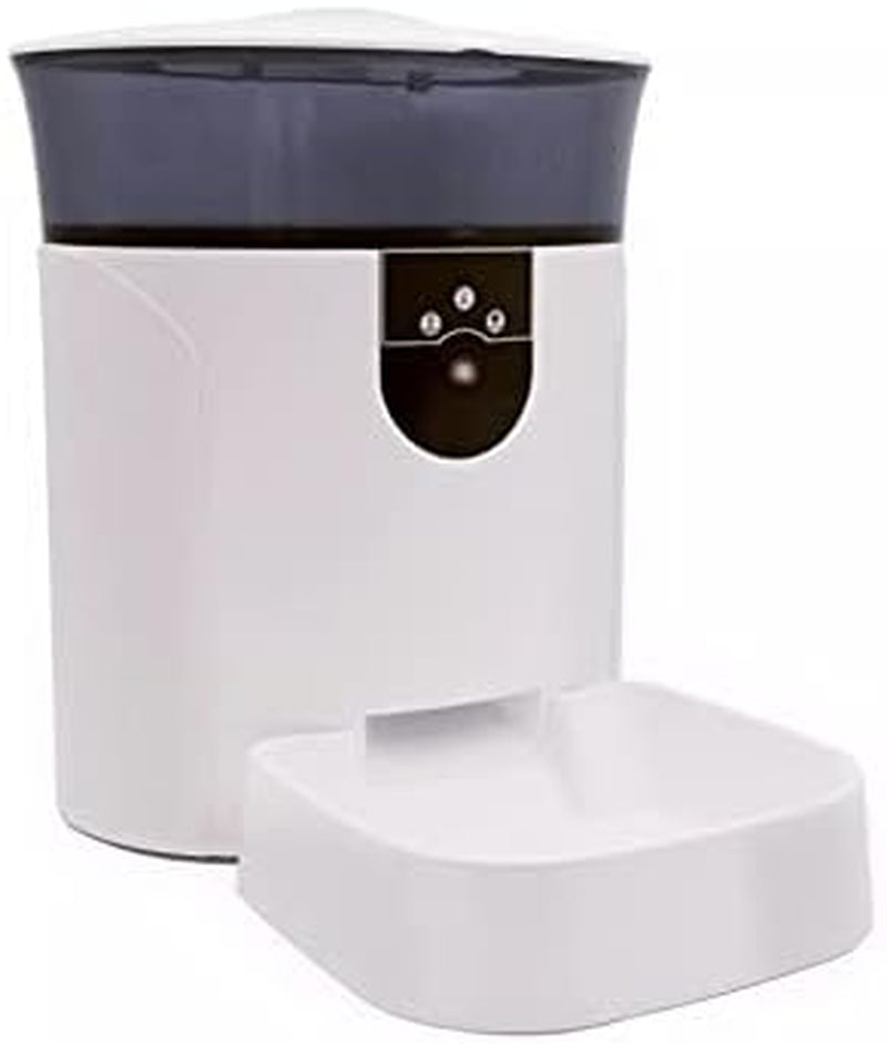 Sakar Pet Genius Smart Wi-Fi Video 7L Pet Feeder with Camera, White – JustFurUs.com